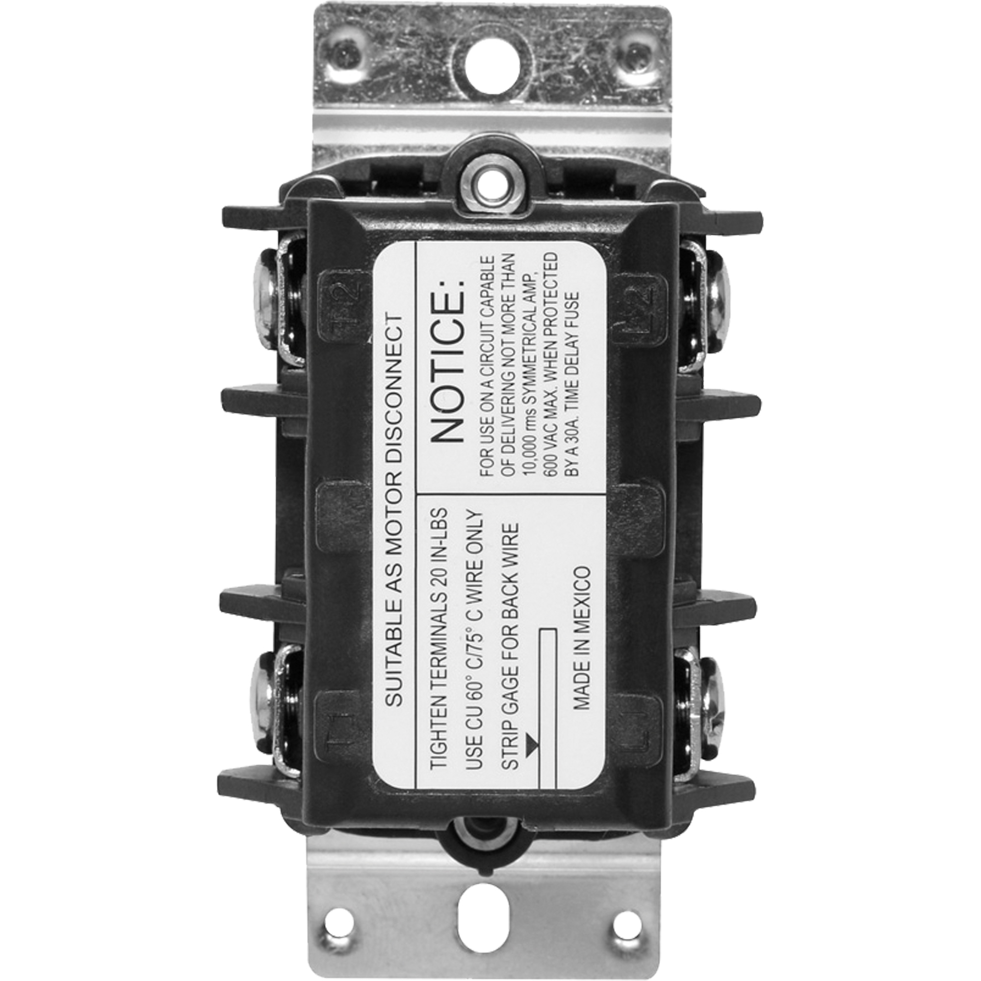 Leviton Single Phase Double Pole Disconnect Switch XA790 | The Estey Group